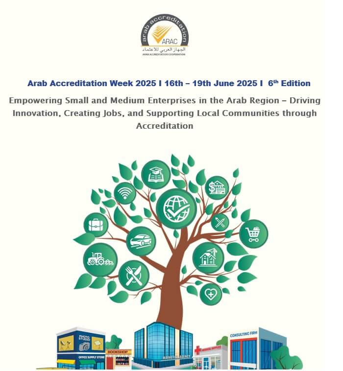 Arab Accreditation Week 2025 I 16th – 19th June 2025 I 6th Edition – ARAC